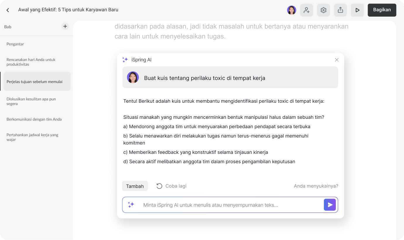 Tools Authoring terbaik untuk membuat kursus pada PowerPoint | iSpring Suite