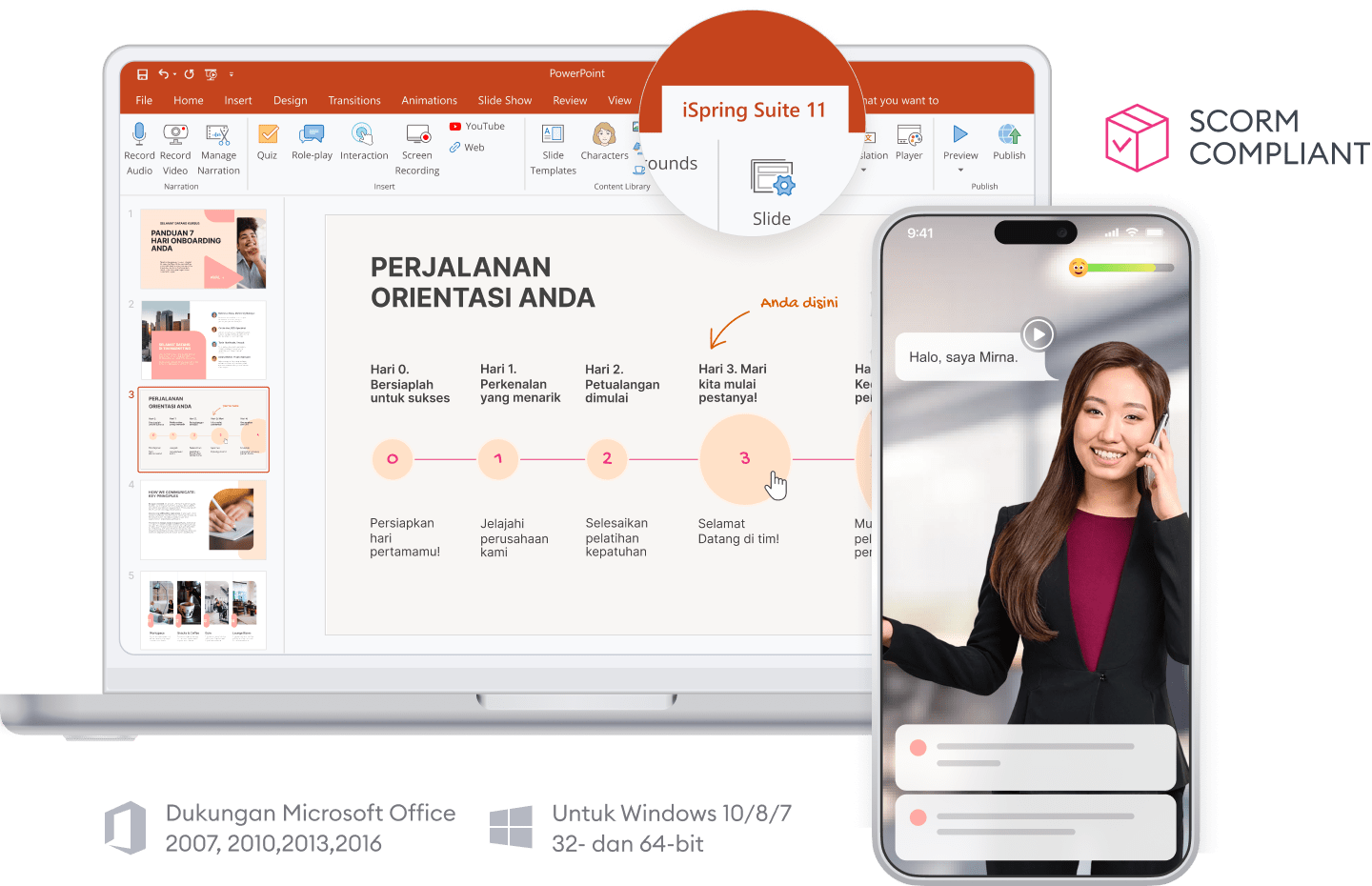 Tools Authoring terbaik untuk membuat kursus pada PowerPoint | iSpring Suite