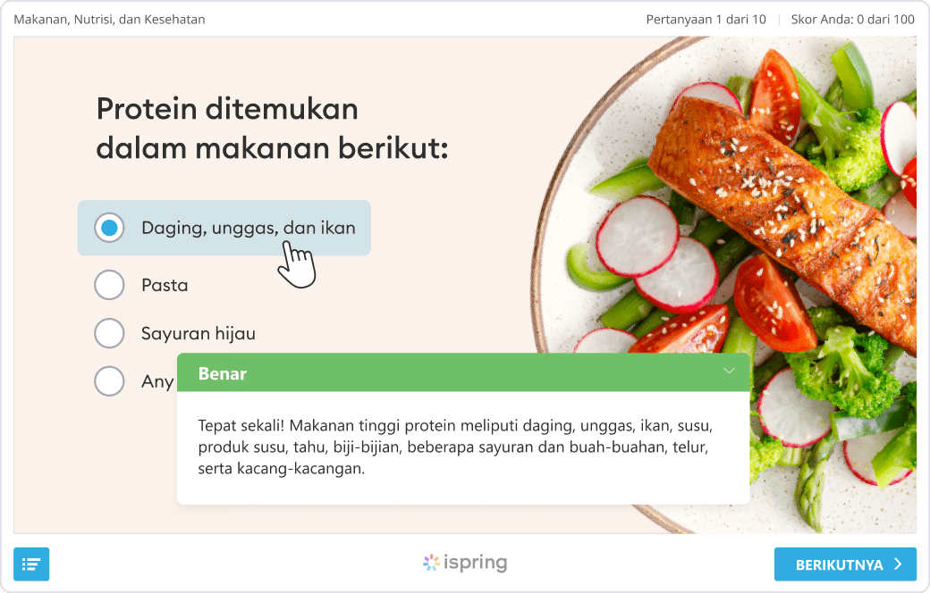 Buat Kursus eLearning Cepat dengan iSpring Free